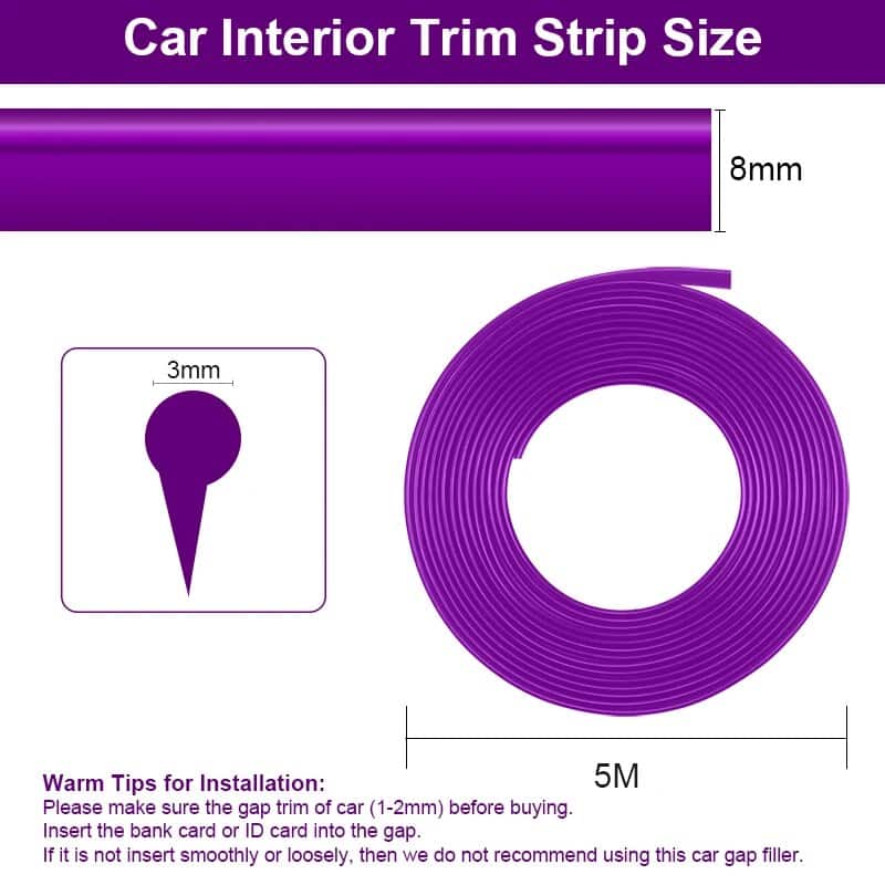 Universal 5M Car Moulding Decoration Strips - Interior Auto Trim – CARMOODY